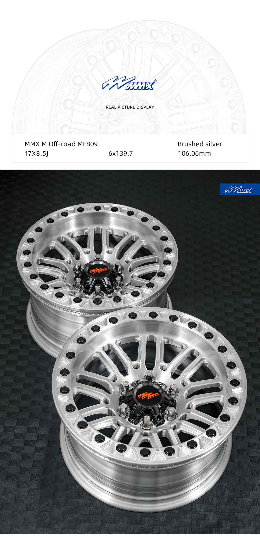 MMX Wheels 2022 New Product Launch M Off road MF809 Off road Special Hub - HTian Wheels 品牌官网